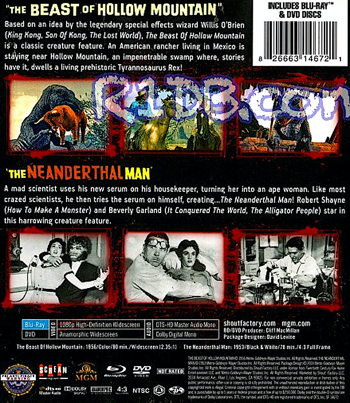 blu-ray and dvd covers: SCREAM FACTORY DOUBLE FEATURE BLU-RAYS: BAD ...