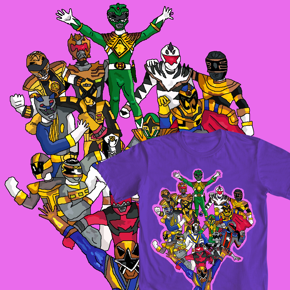 Henshin Grid: Vote for me in the Power Rangers Welovefine.com T-Shirt ...
