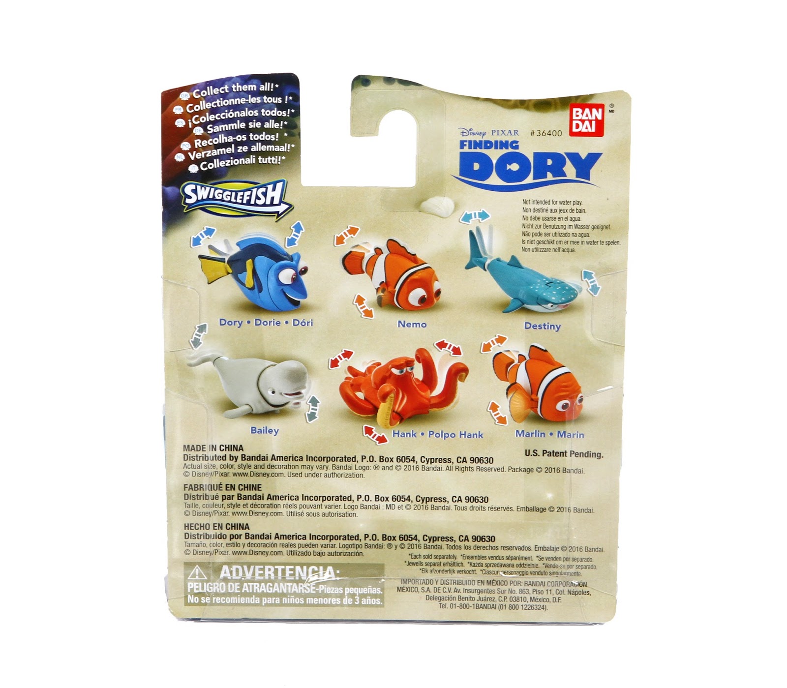 Dan the Pixar Fan: Finding Dory: "Swigglefish" Collection WAVE 1