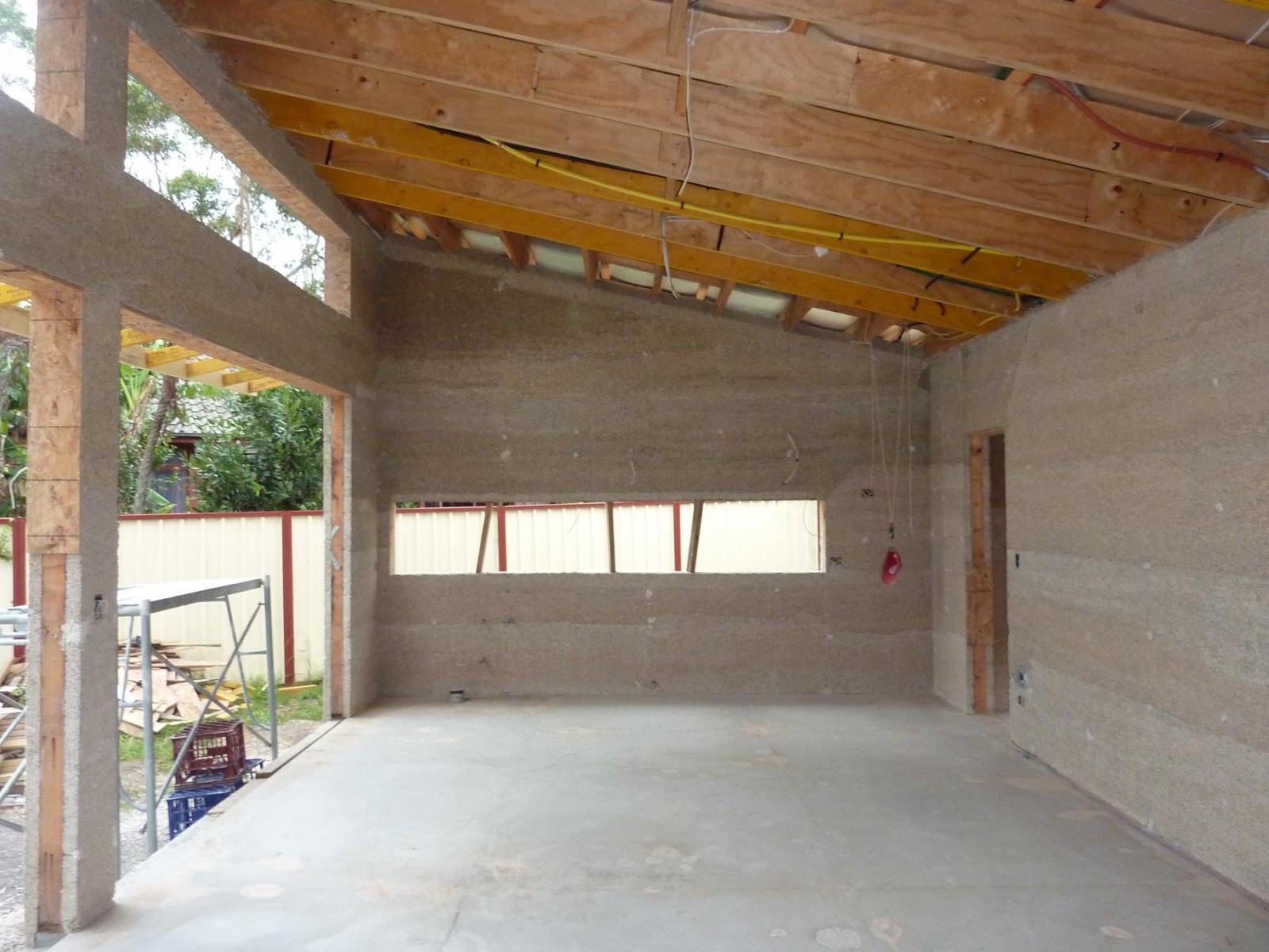 Culburra Hemp House: Hemp Walls Completed