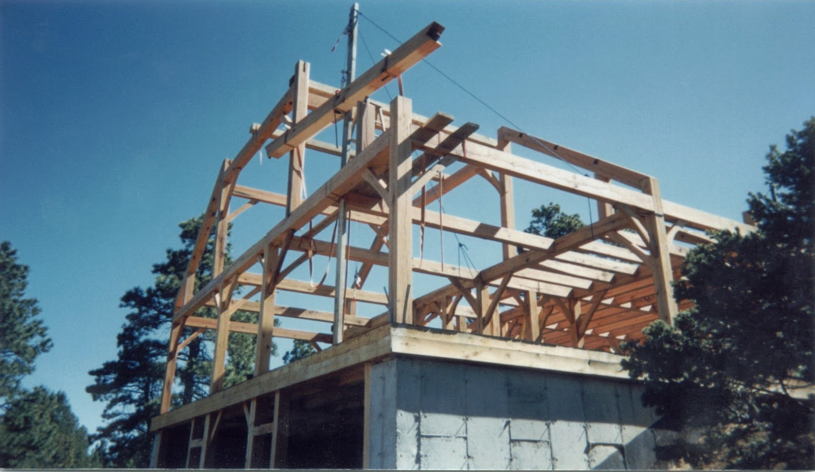 Michael's Timber Framing: Chapter 12 - Loft Framing - Phase I