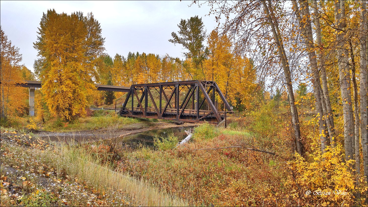 Brian Vike’s British Columbia Photographs: Fall CN Railway Bridge Over ...