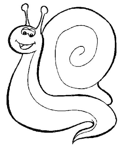 Printable Snail Coloring Pages - Colouring for Kids