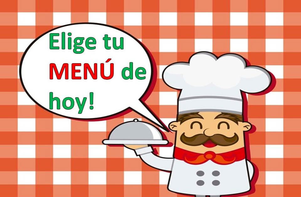 🍴 Elige tu MENÚ - Menu semanal - Menú almuerzo o cena - Menú COMPLETO ...