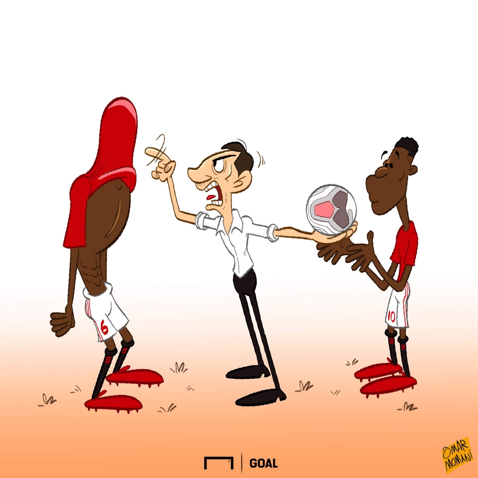 Omar Momani cartoons: "It’s treachery in football terms, taking a ...