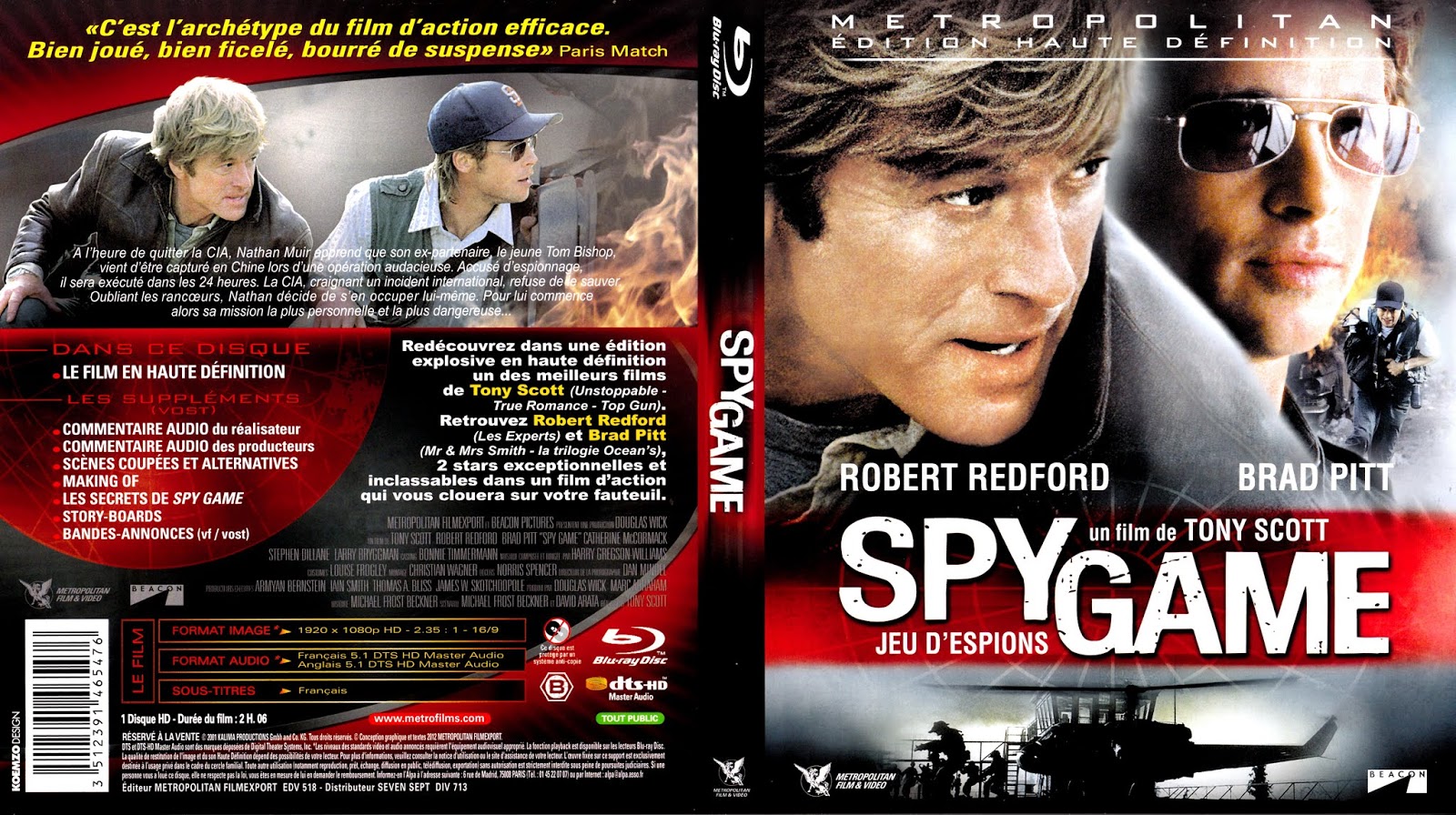 BLU RAY JAQUETTES BLU RAY Spy Game blu-ray-jaquettes-blu-ray-spy-game