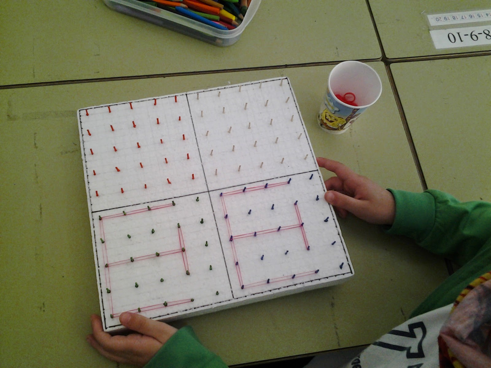 Actividades con geoplanos