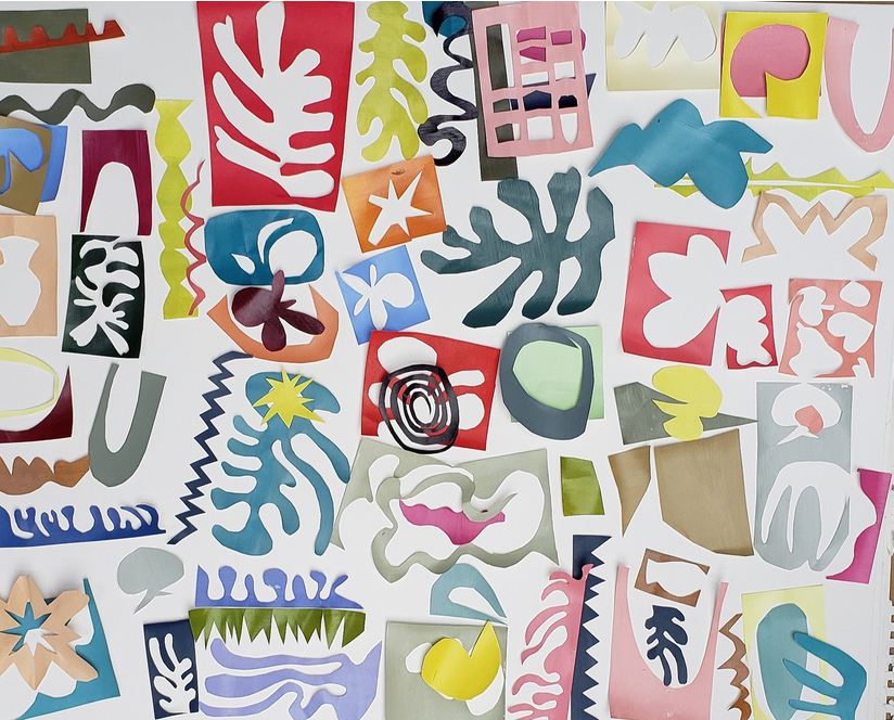 collage journeys by Jane Davies: Composition with Cut Paper Collage