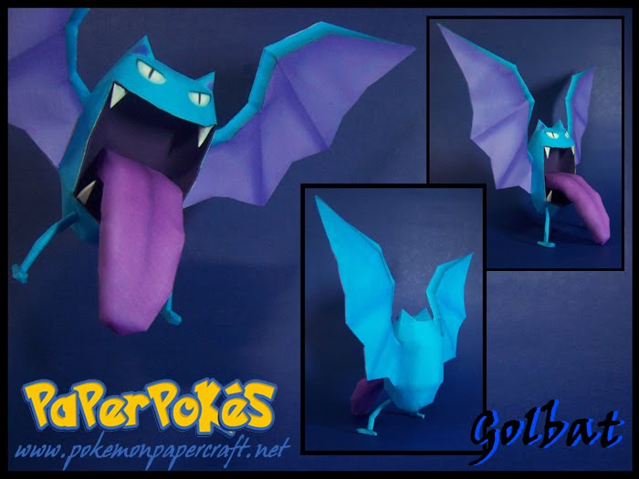 PaperPokés - Pokémon Papercraft: GOLBAT