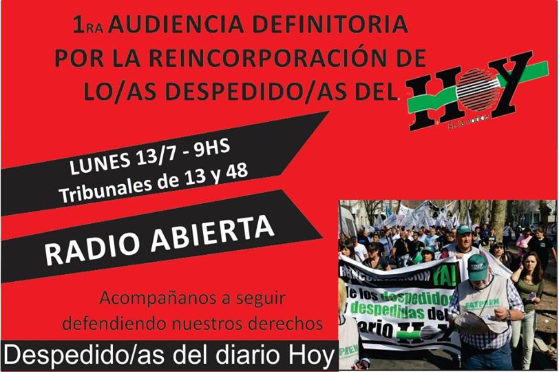 Señales: Radio abierta por la reincorporación de los despedidos y las ...