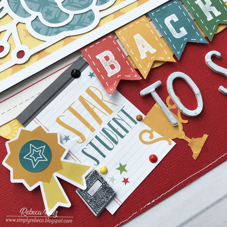 Back to School Layout - Simply Rebeca