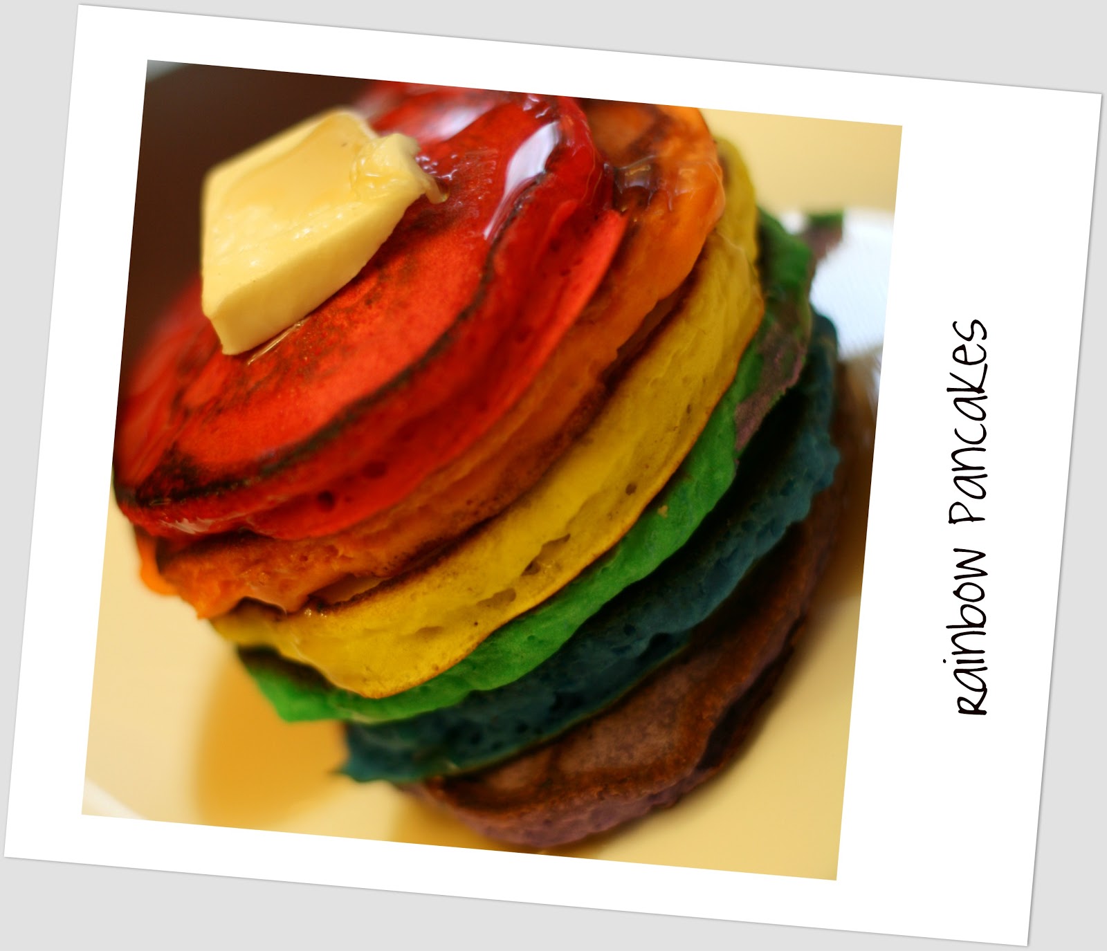 Wisk me away: Rainbow Pancakes