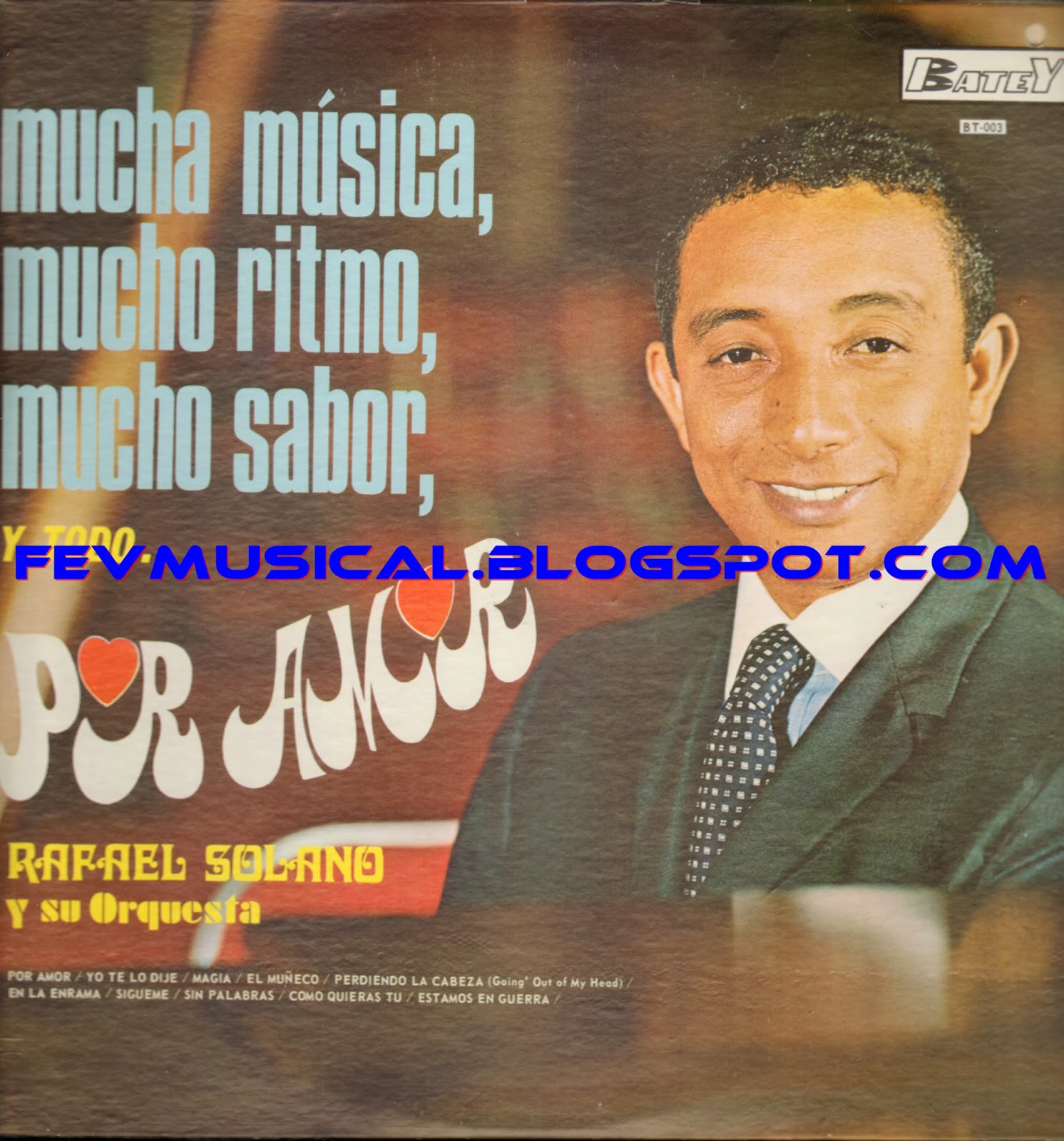 FEV MUSICAL: 1960's - Rafael Solano & Su Orquesta - Mucha Musica, Mucho ...
