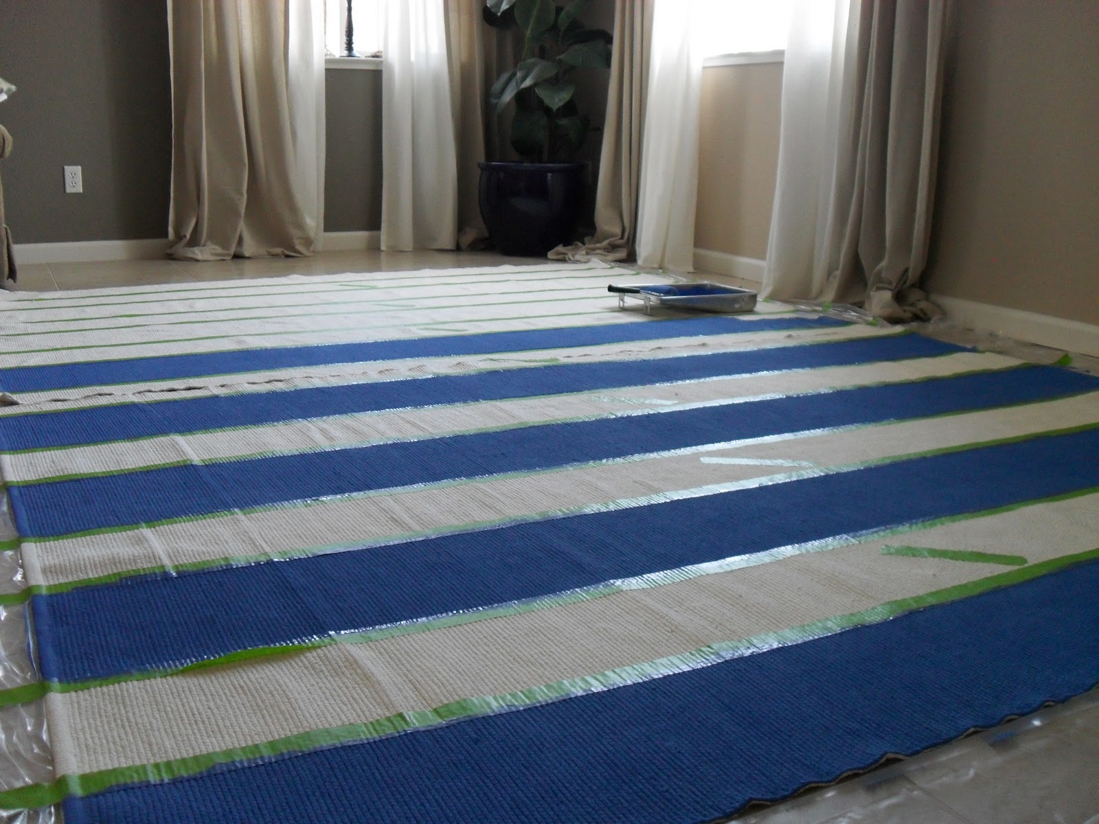 How to Paint a Rug - Part 1