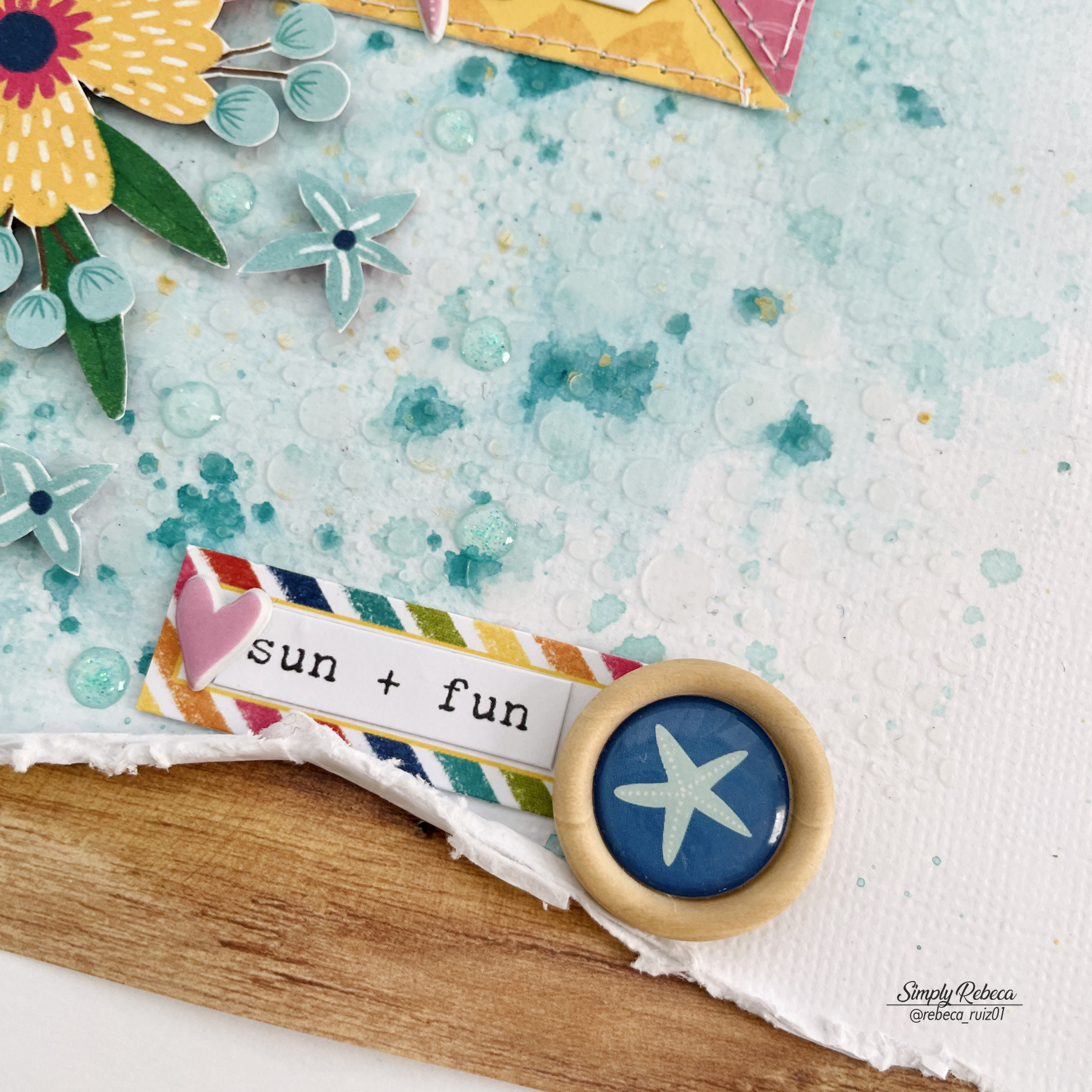 Fun in the Sun Layout - Simply Rebeca