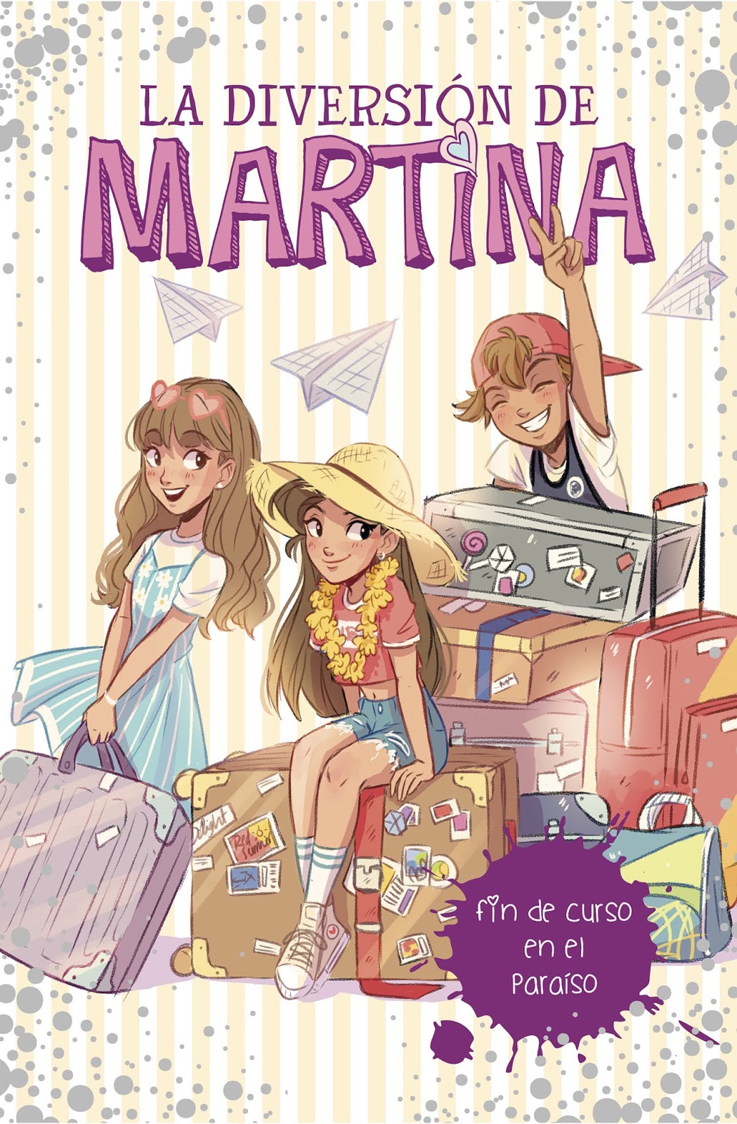 El Libro en Blanco: Fin de curso en el paraíso. La diversión de Martina 4.