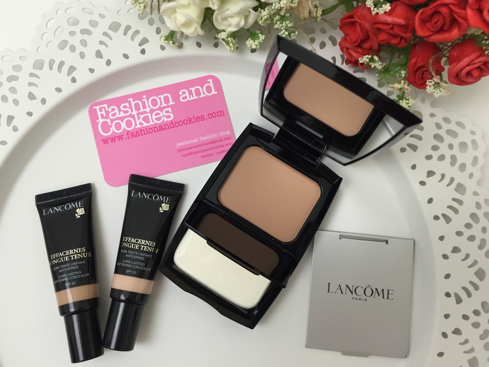 Lancôme Effacernes Longue Tenue concealer and Teint Idole Ultra Compact ...