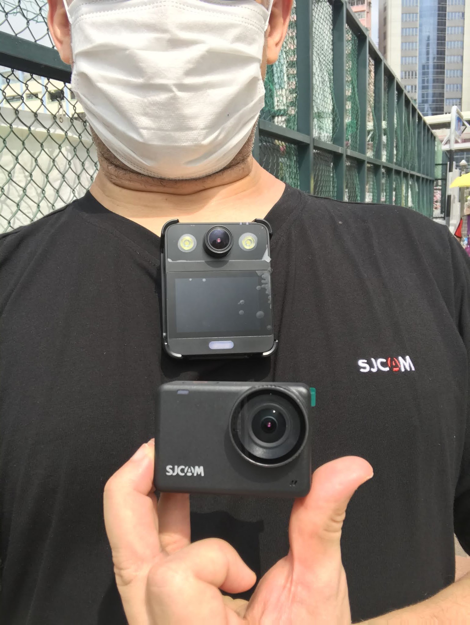 SJCAM SJ10 Pro 4k 30fps EIS on 60FPS Video Footage, SJCAM A20 BodyCam ...