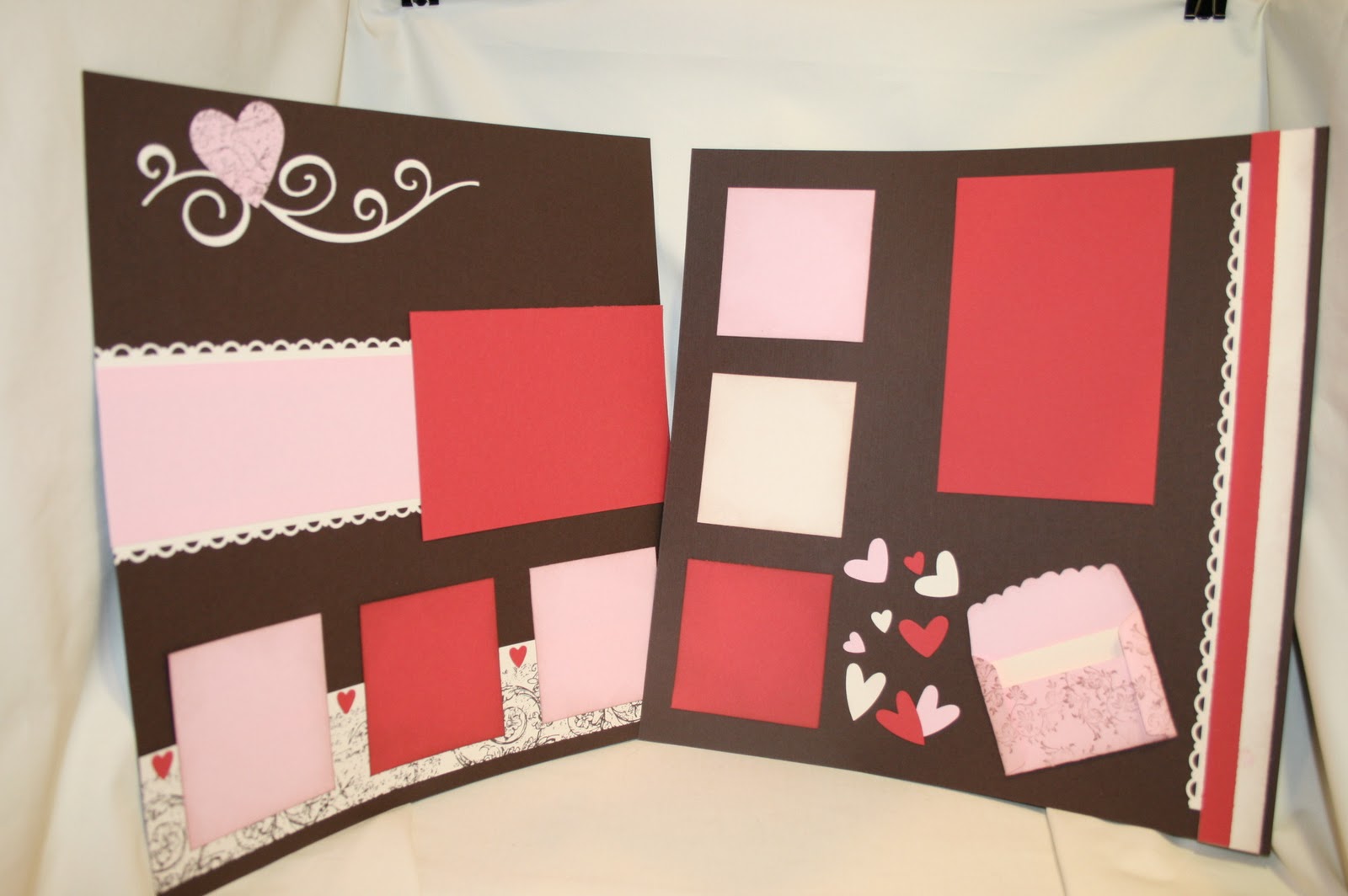 Made For You Cards: Valentine Scrapbook Pages
