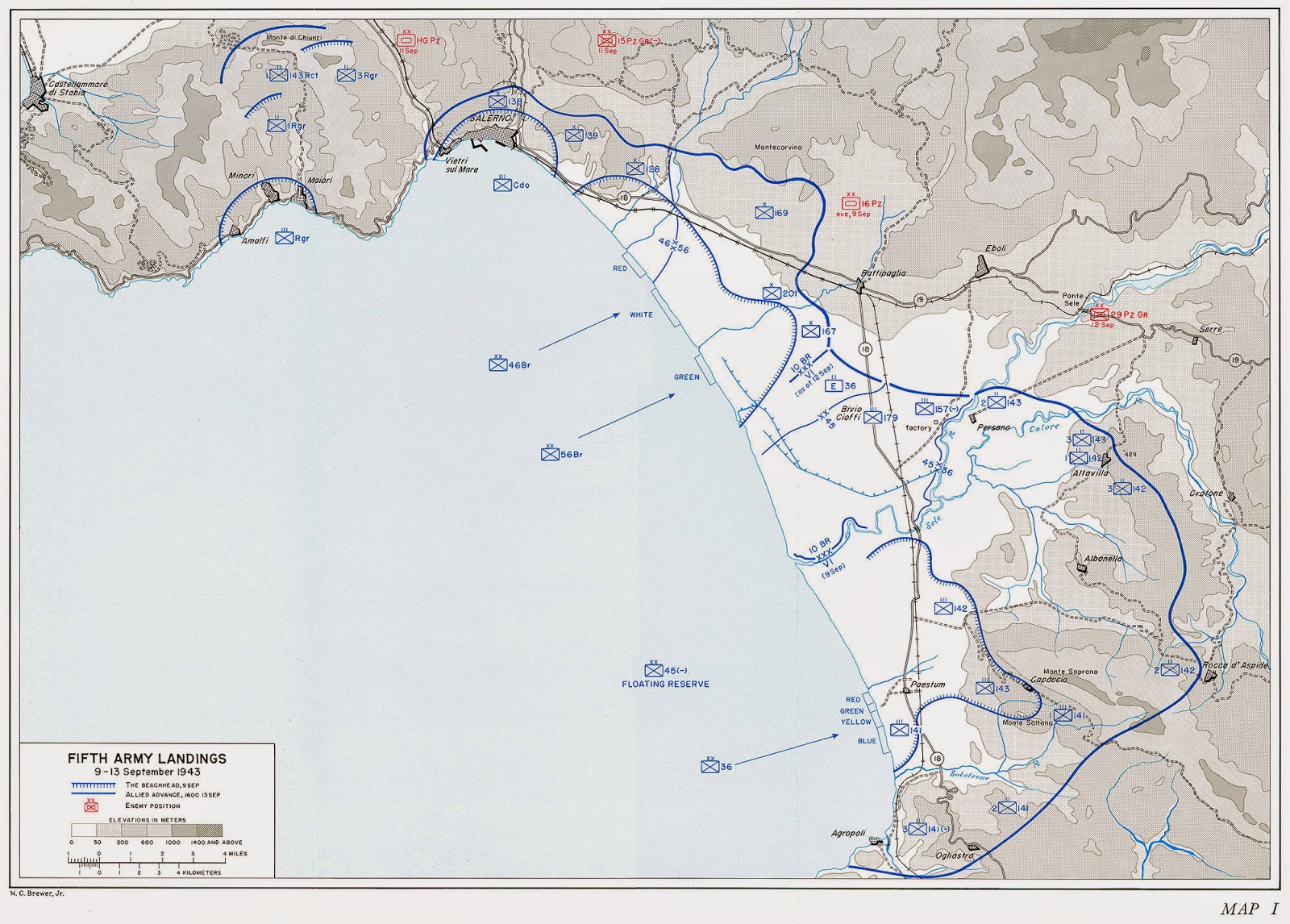 The War in Italy 1943-45 and Environs…: Operation AVALANCHE Part I
