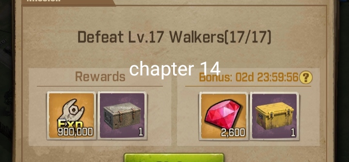 TWD Survivors Chapter Tasks Mission and Rewards