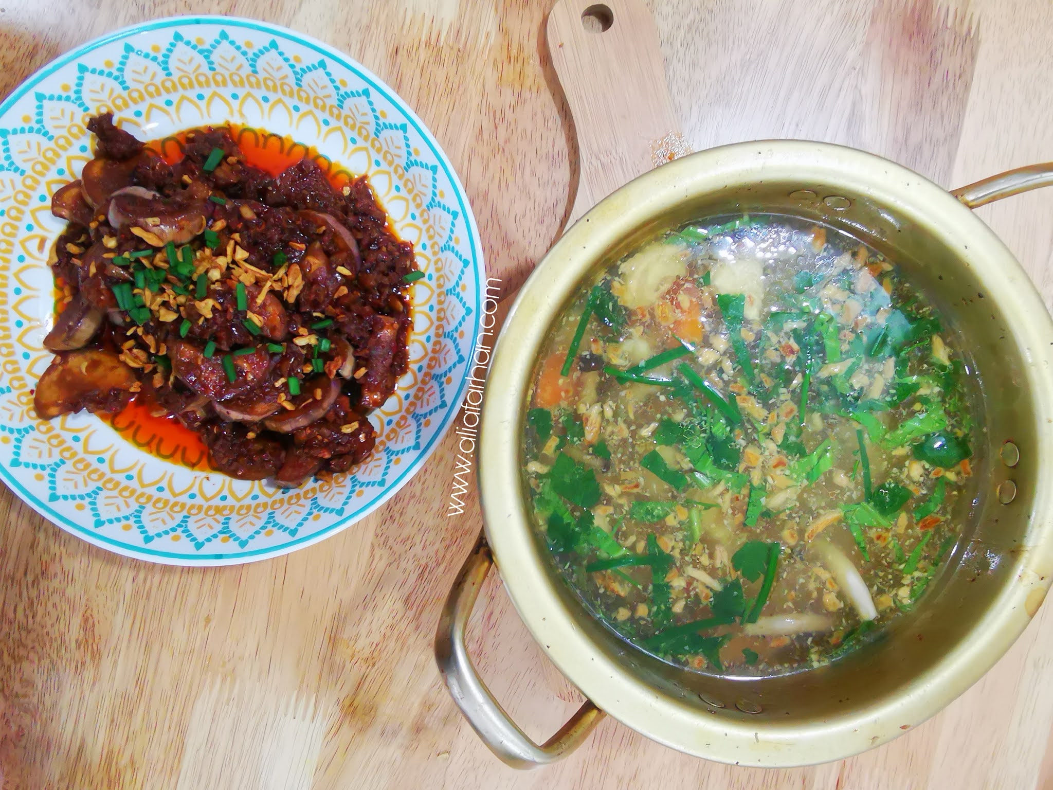 Resipi : Daging Cincang & Terung Pedas Chinese Style | ALIA FARHAN