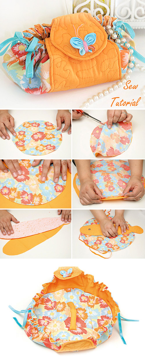 Jewelry Pouch Pattern + Tutorial ~ DIY Tutorial Ideas!