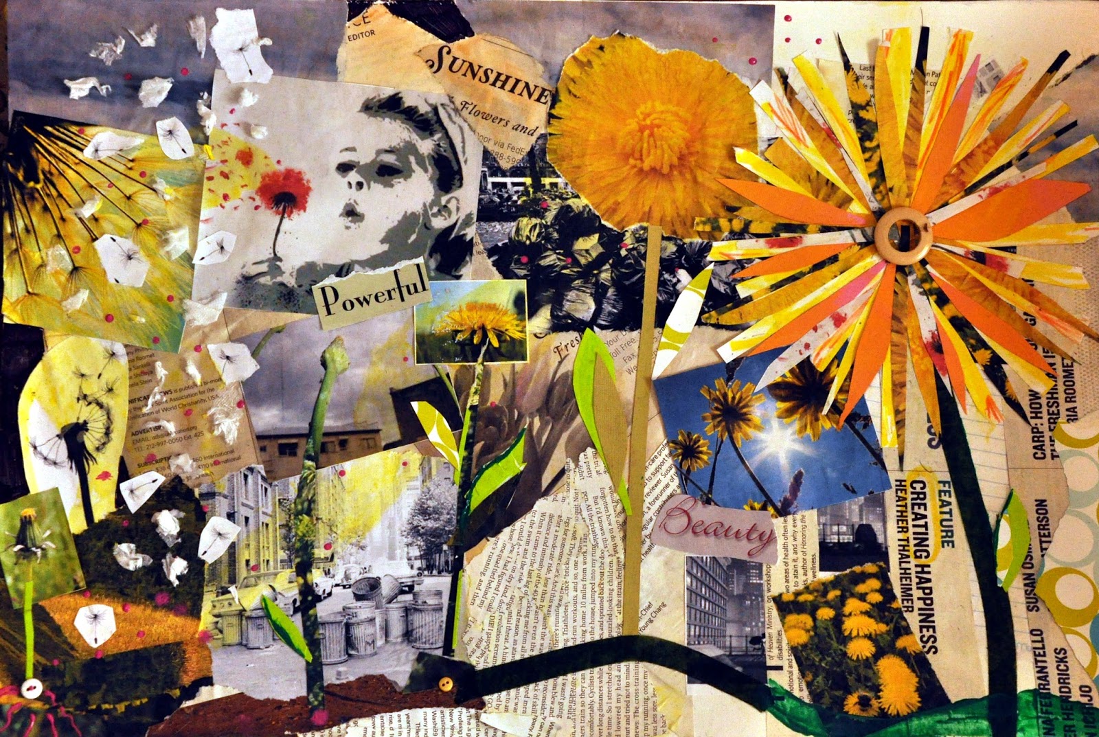 Visual Arts: Secondary 5 Collage Inspiration