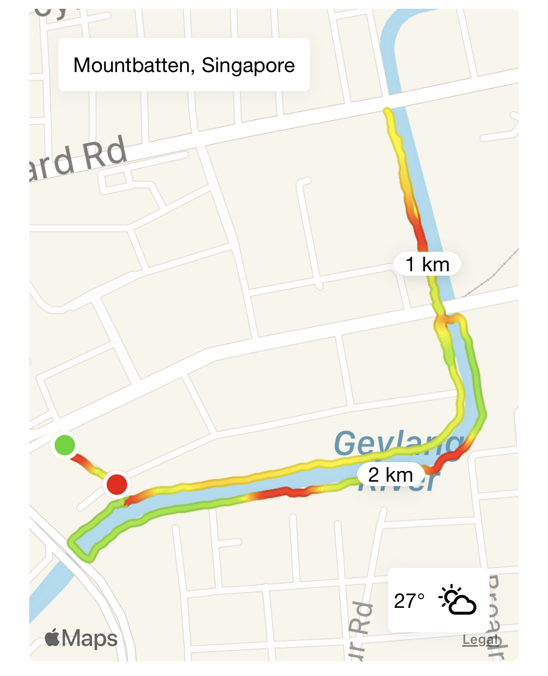 Geylang Park Connector : Running Route - TheWackyDuo.com - Singapore ...