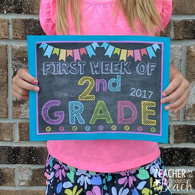 First 2 Days of 2nd Grade - Teacher by the Beach