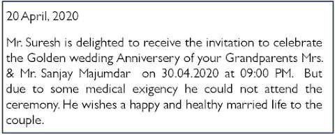 English Class: Invitation Writing CLASS XI-XII CBSE