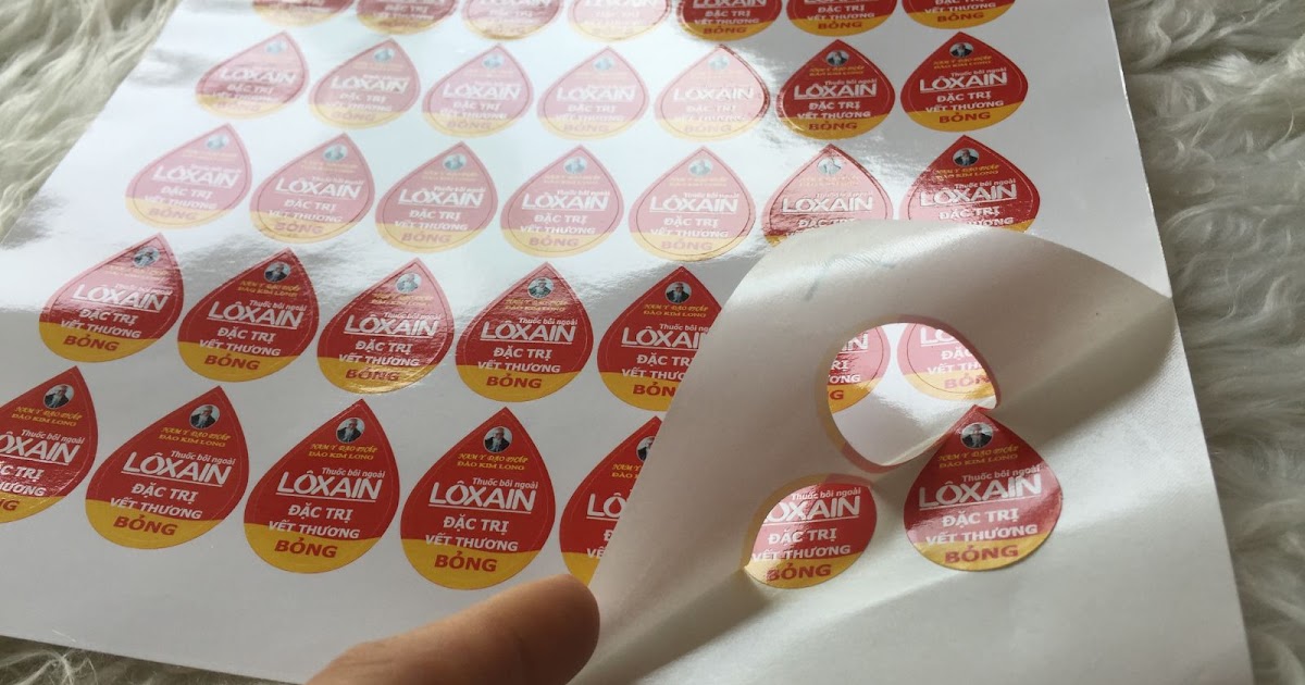 Gợi ý các mẫu in nhãn mác dán thông dụng tại Đà Nẵng - DỊCH VỤ IN GIÁ ...