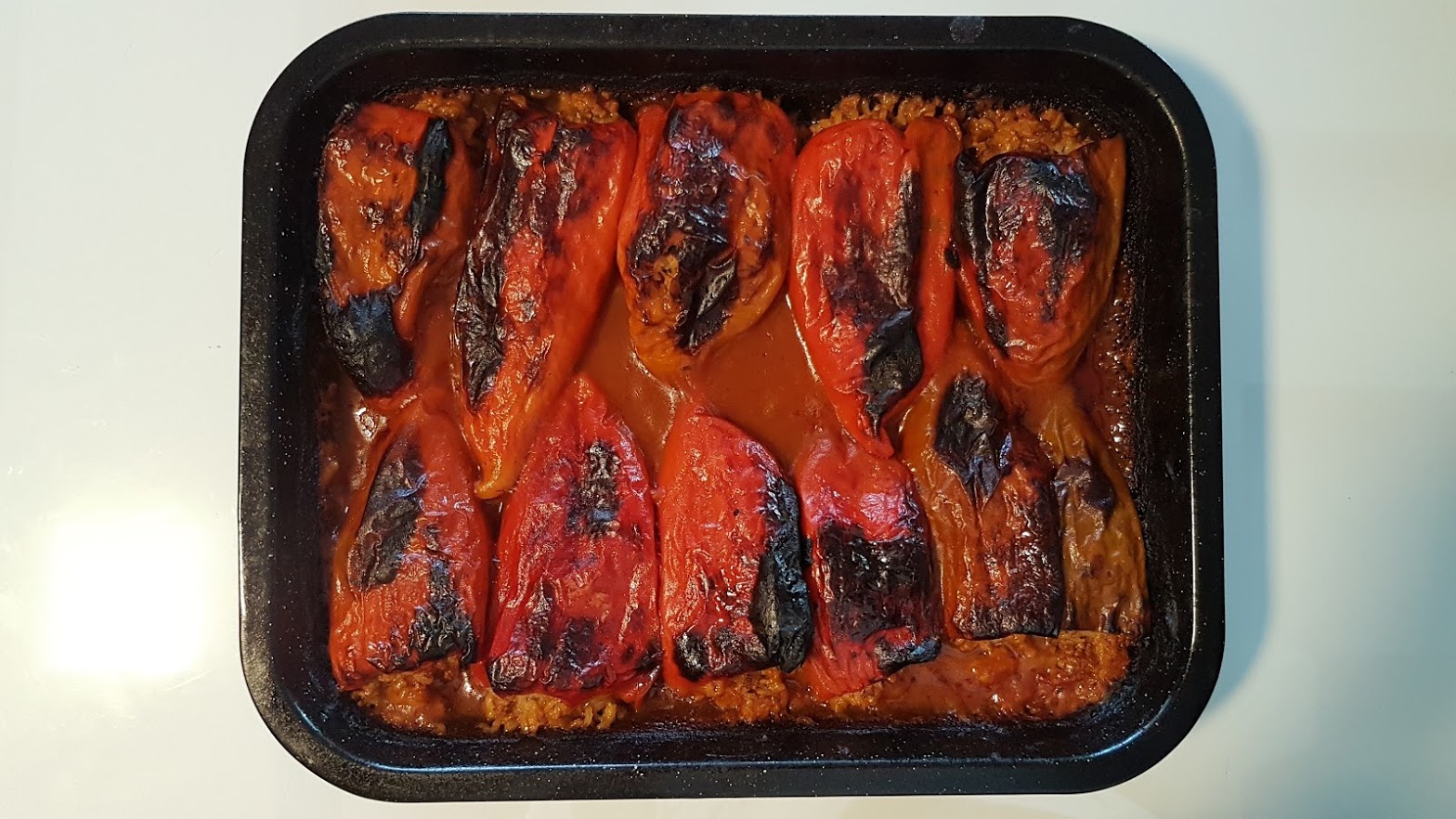 STUFFED PEPPERS (PIPERKI POLNETI) ~ Macedonian Cuisine