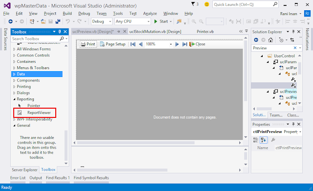 Installing RDLC Report in Visual Studio Community Edition 2015