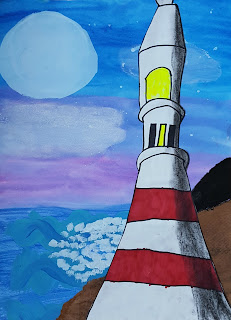 MaryMaking: Lighthouse Collages