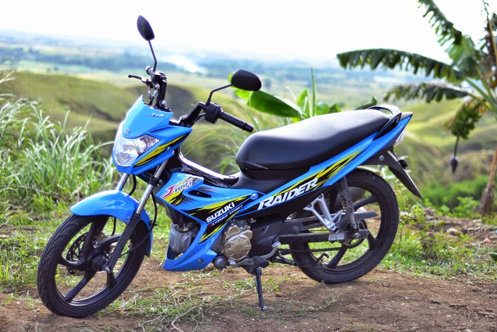 Trail and Urban Rider - Telly Buhay: Rizla+ Blue Suzuki Raider J 115 FI