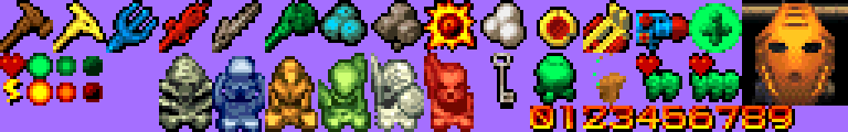 Quest for the Trivia: Unused Inventory Sprites