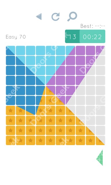 Blocks & Shapes [Easy] Level 70 Solution ~ Doors Geek