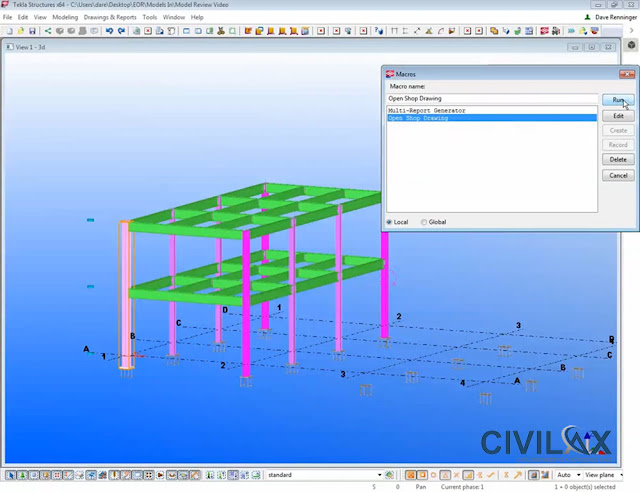 Model Review in Tekla Structures | APORTE A LA INGENIERÍA CIVIL ...