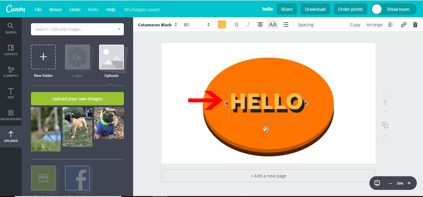 Create 3D effect in Canva. | Design Bundles