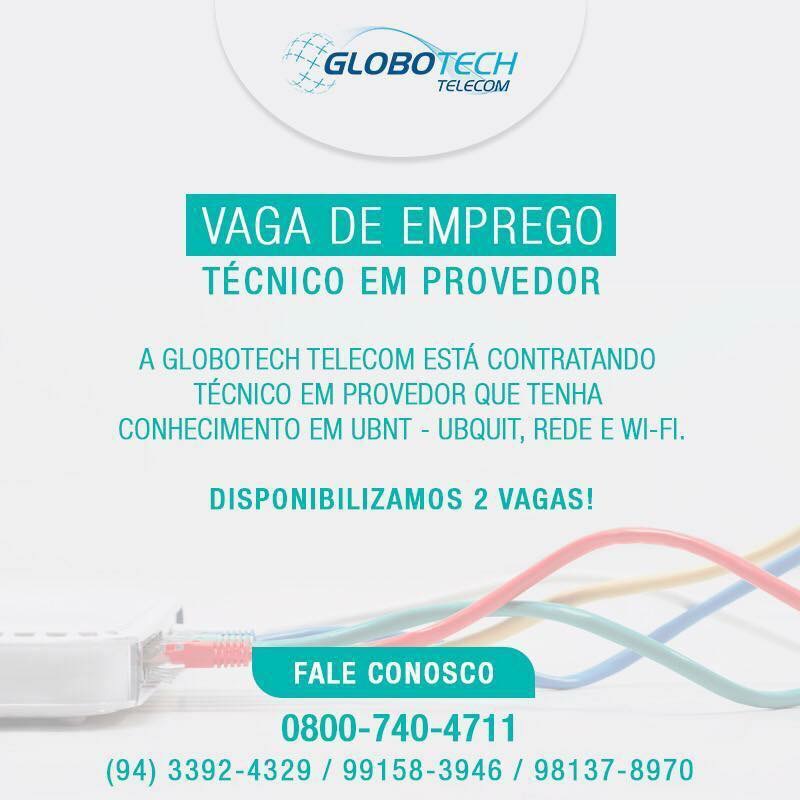 Globotech abre vagas de emprego em Canaã - Fala Sério