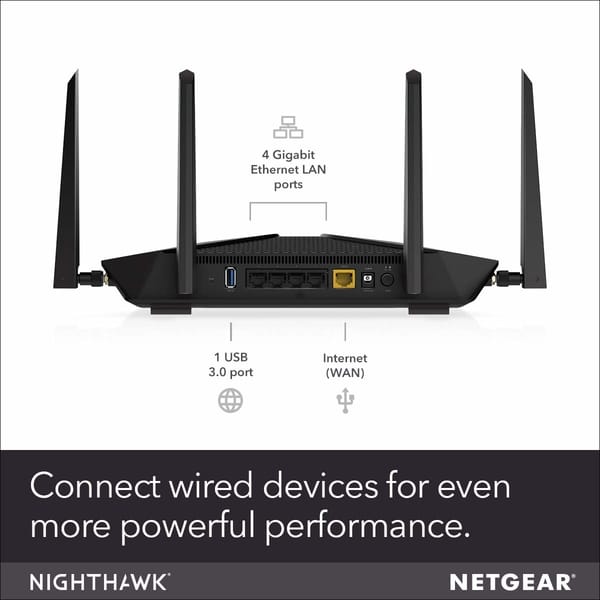 Review NETGEAR Nighthawk RAX50-100NAS WiFi 6 Router