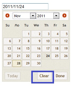 研發記錄簿-Paladin: 讓 jQuery UI 的 DatePicker 多個 clear 按鈕