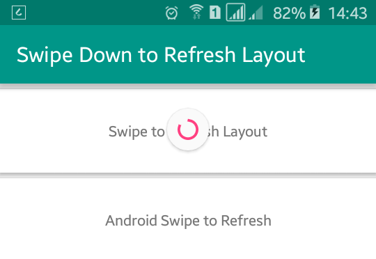 Android Swipe Down To Refresh Layout Example Viral Android Tutorials Examples Ux Ui Design