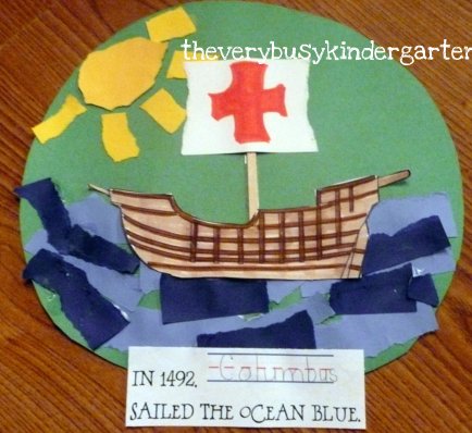 The Very Busy Kindergarten: Happy Columbus Day
