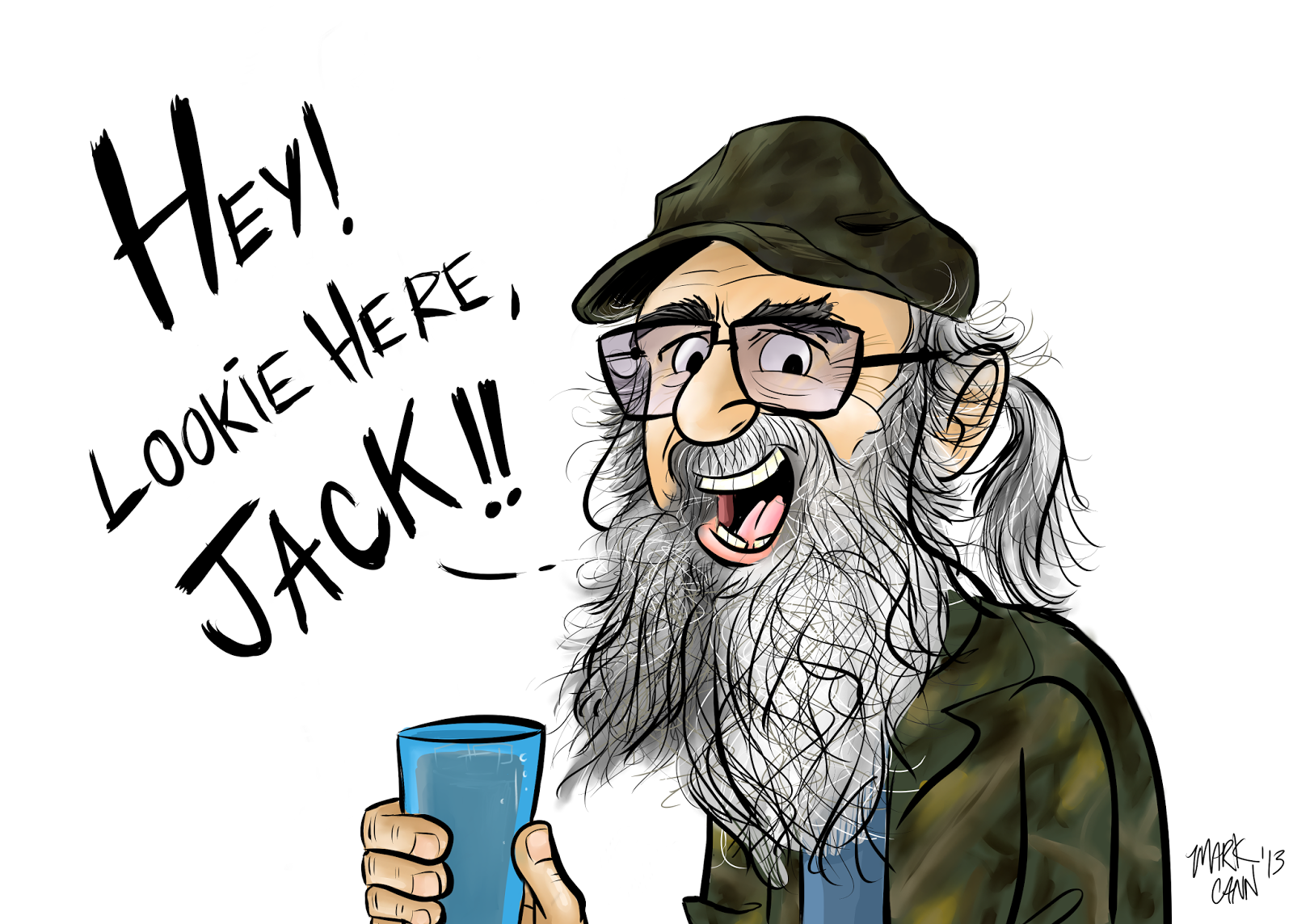 CANN'S CARTOONS!: Uncle Si Robertson