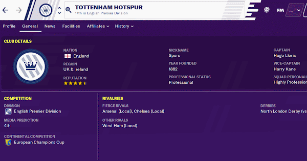 FM20 Team Guide & Tactic - Tottenham | FM Blog | FM24