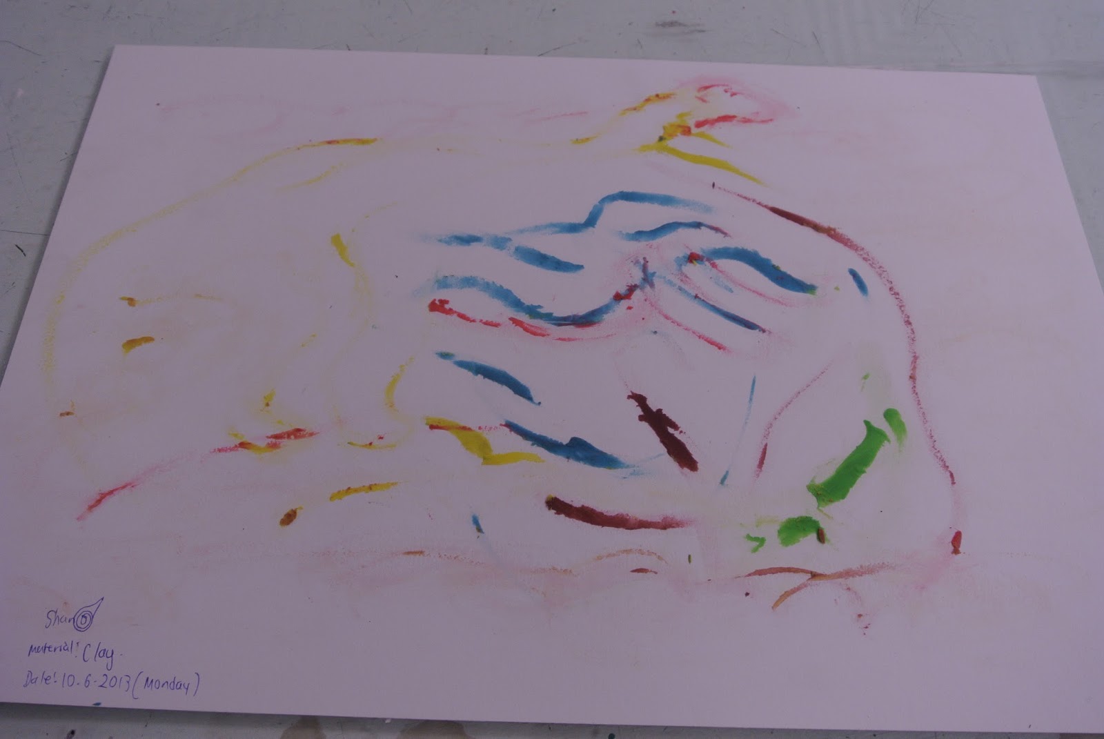Shan's art: Thematic Art- non conventional way of drawing