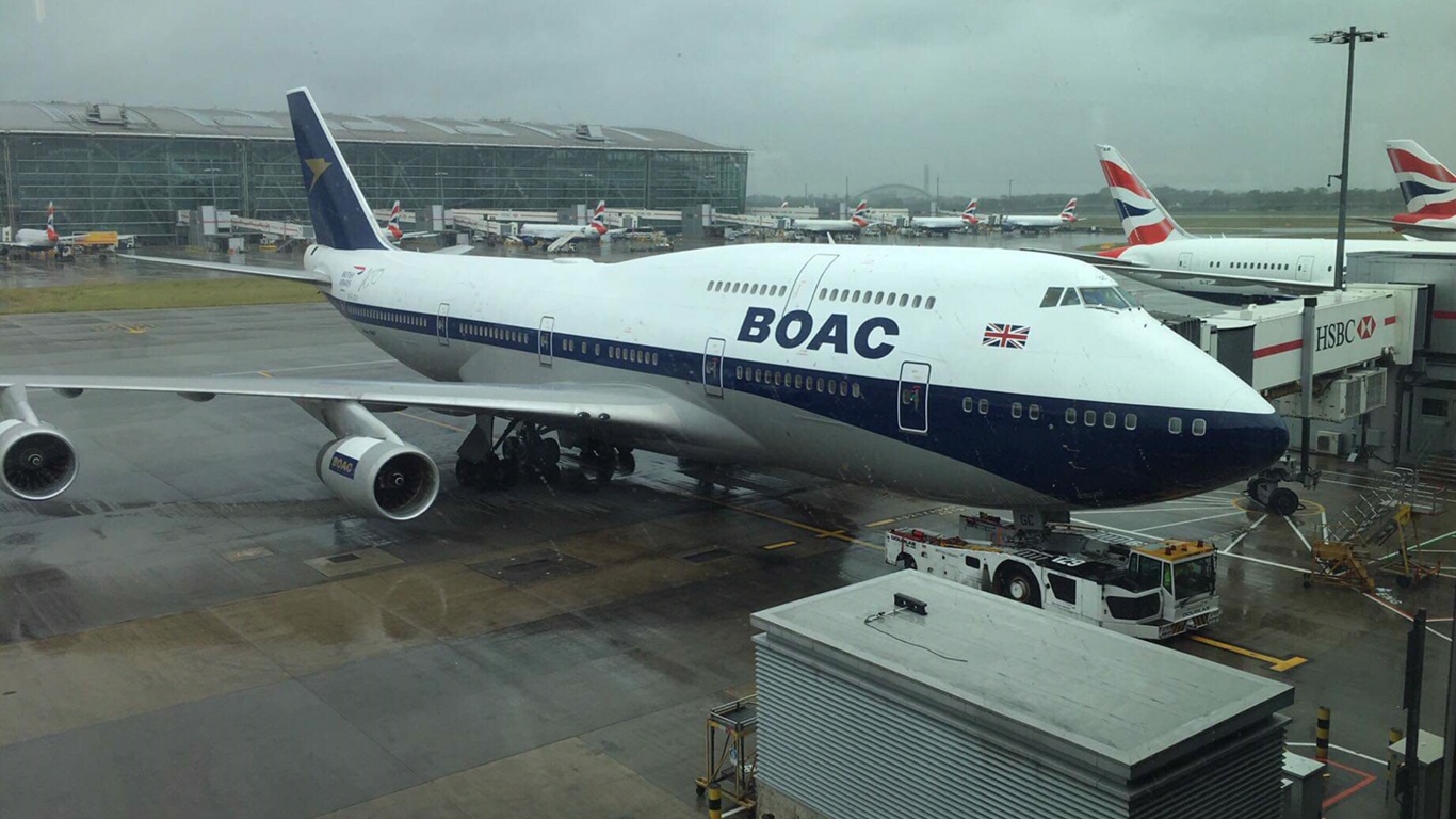 FalkeEins - a modelling blog: British Airways Boeing 747 in BOAC livery