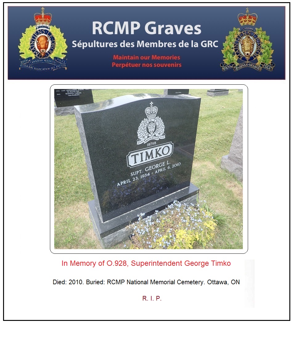 RCMP/GRC Grave Discovery & Information Website: www.rcmpgraves.com: In ...